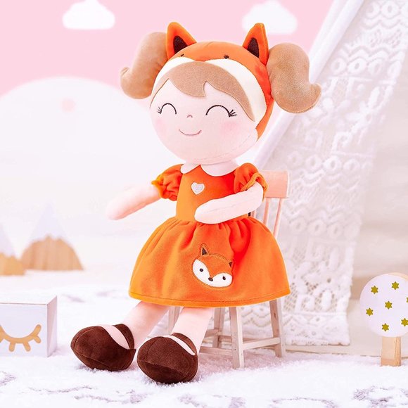 Toys | Baby Doll Girl Gifts Soft Plush Fox Dolls 14 With Gift Box ...